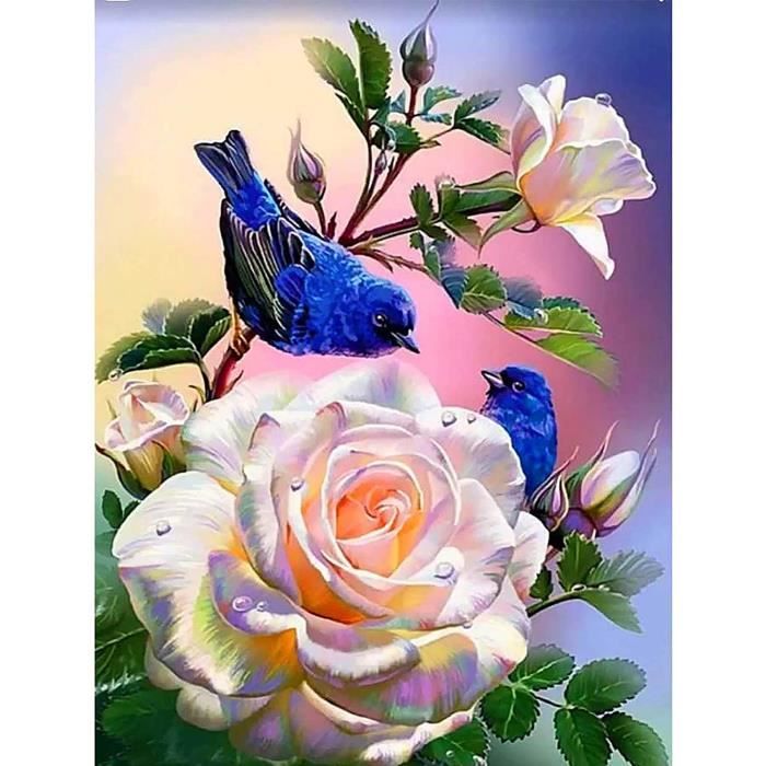 Diy Diamond Painting Complet Fleur Broderie Diamant Painting Kits