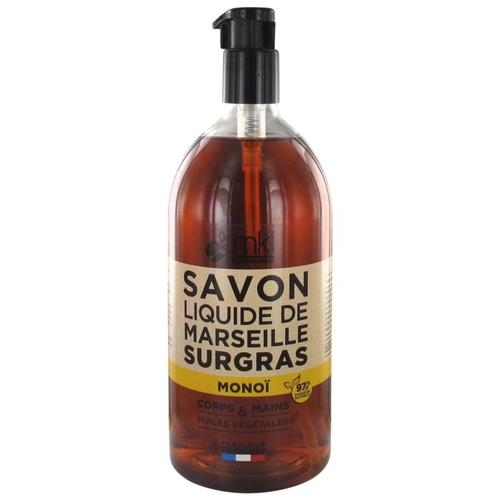 MKL Green Nature Savon Liquide de Marseille Monoï 1L Achat Vente