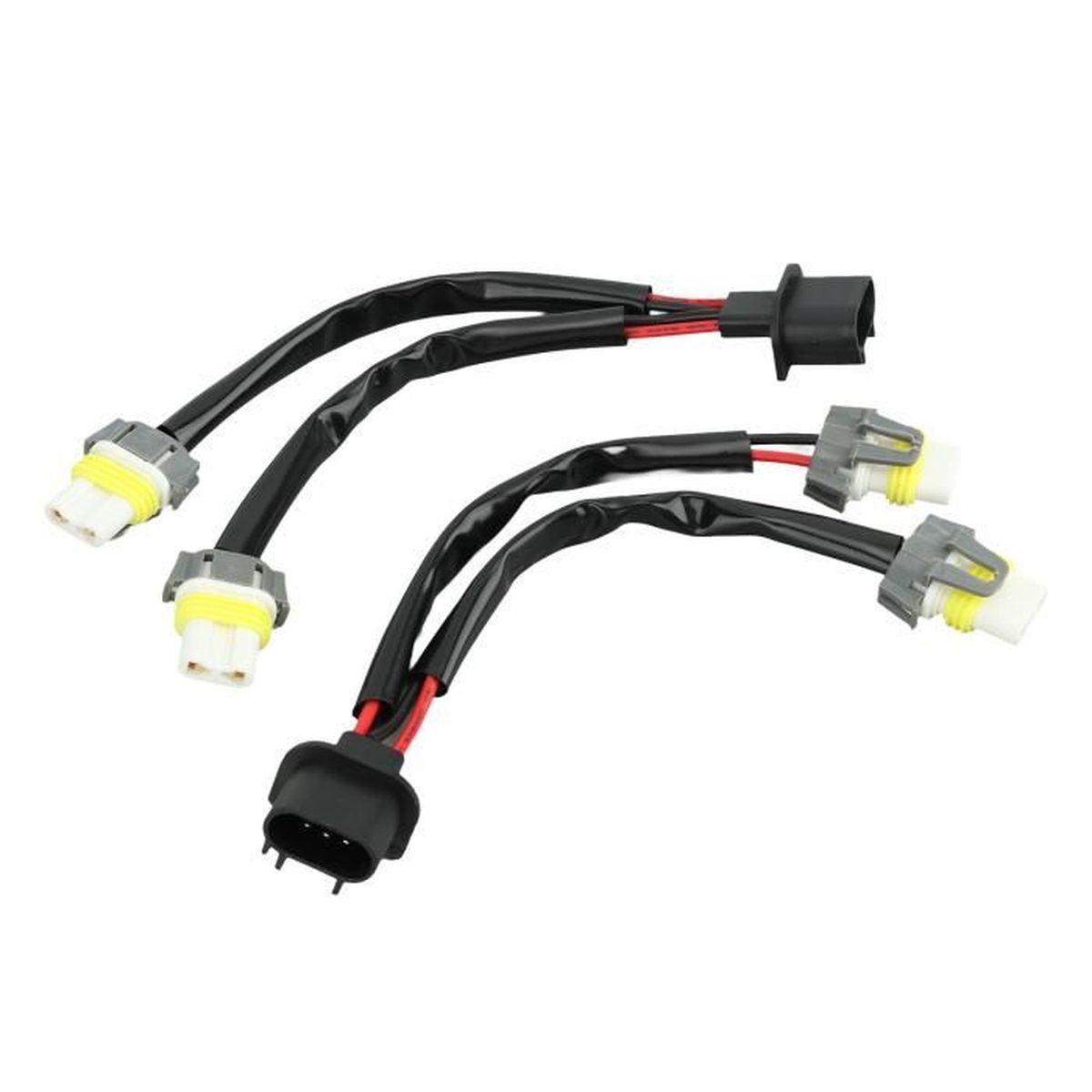 Akozon Adaptateur de faisceau de câblage de phares Adaptateur de