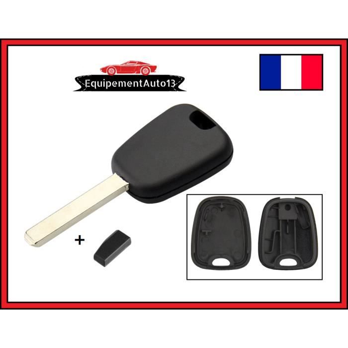 Clé simple avec chip ID46 pour CITROEN C2 C3 C4 C5 C8 DS3 DS4 BERLINGO