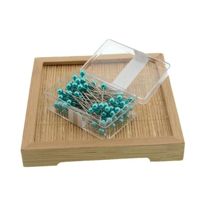 Épingles de sûreté avec tête en métal et perle de 38mm épingles à