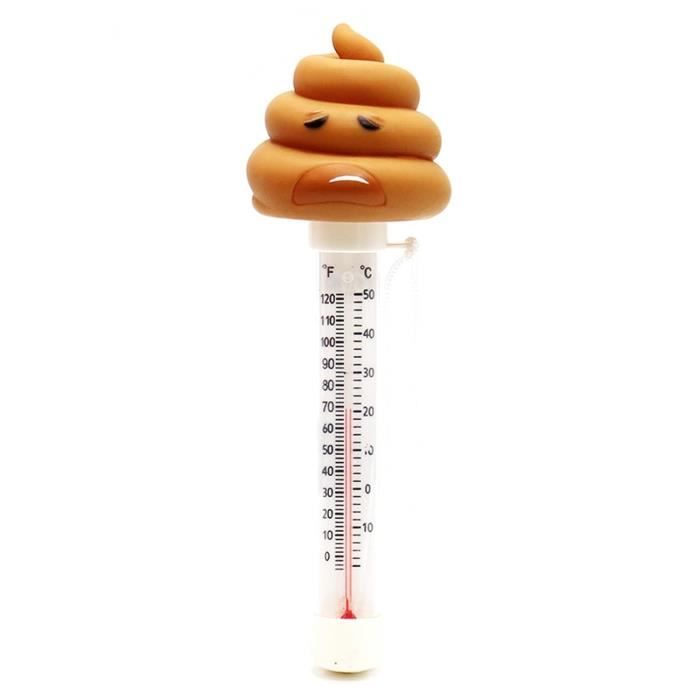 Thermometre Piscine Flottant Facile à Lire Grand écran Avec Ficelle