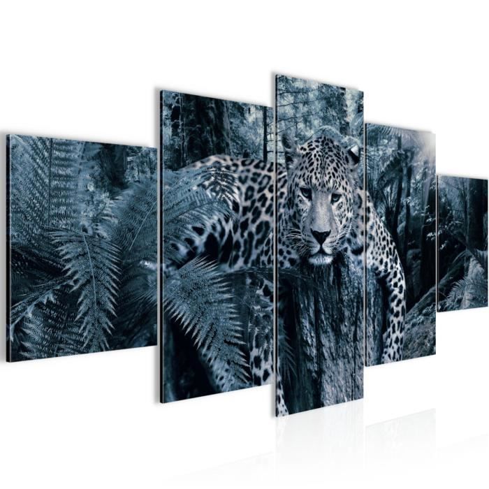 Runa art Tableau Décoration Murale Afrique Léopard 200x100 cm 5