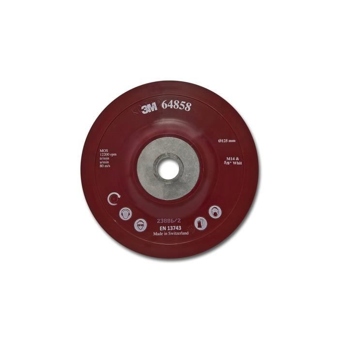 3M plateau pour disques abrasifs Cubitron II Diamètre 125mm 1 x