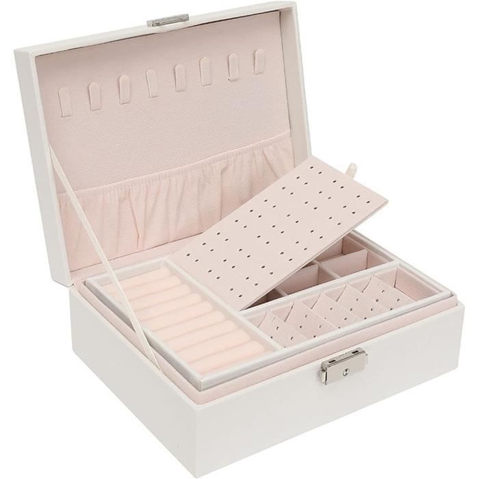 Boite A Bijoux Femme Mallette De Bijoux De Voyage Boîte À Bijoux Pour Femme Filles Coffret À