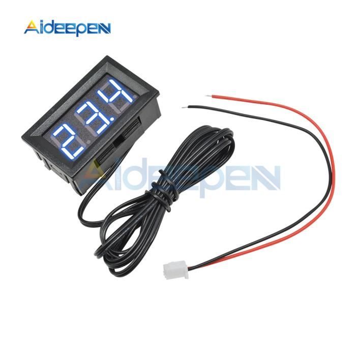 Mesure thermique Thermomètre de Type K à affichage numérique LED XH