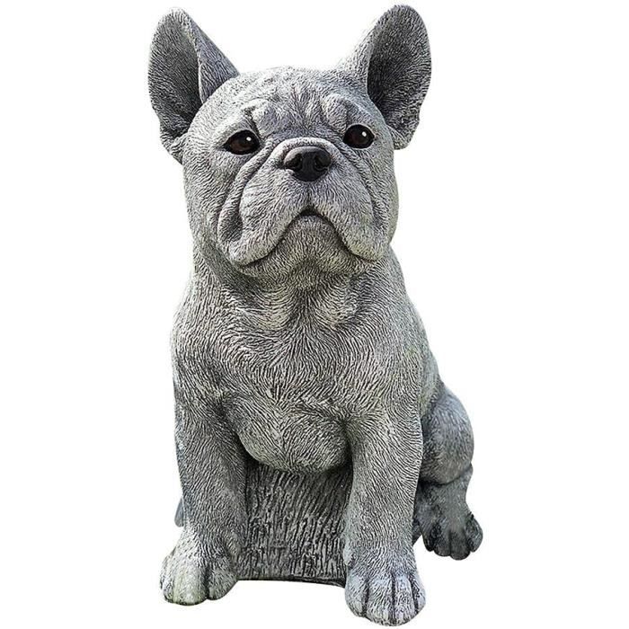 Statue De Chien Décorative De Jardin En Résine Réaliste Sculpture