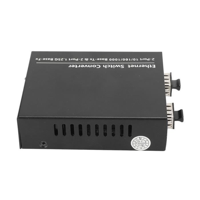 Qiilu Convertisseur Média RJ45 Fibre SFP 120km Cdiscount Informatique