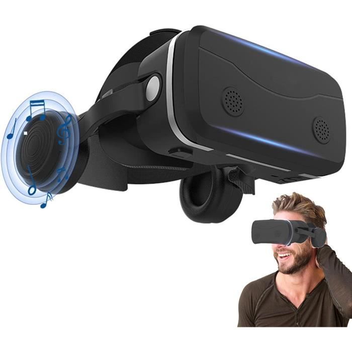 Lunettes VR D Casque de réalité virtuelle Adulte Casques VR immersifs Accessoires de
