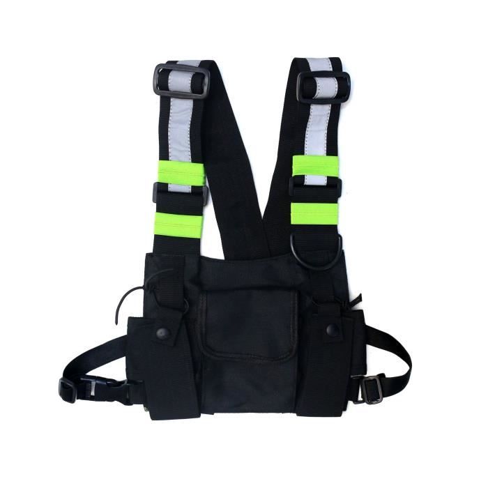 Sac Banane Sac Ventral Tactique Pour Homme Sacoche De Poitrine Style Hip Hop Et Streetwear
