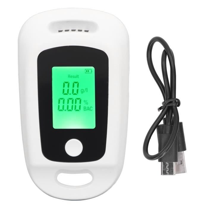 LUA Détecteur d alcool Rechargeable USB Haute Précision Ethylotest