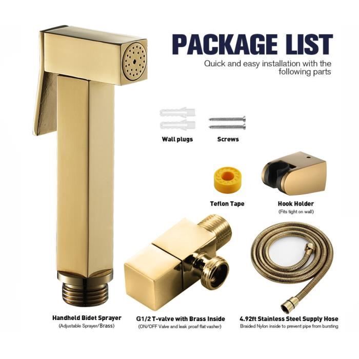 Bidet Pulv Risateur De Bidet Main En Laiton Douche De Toilette