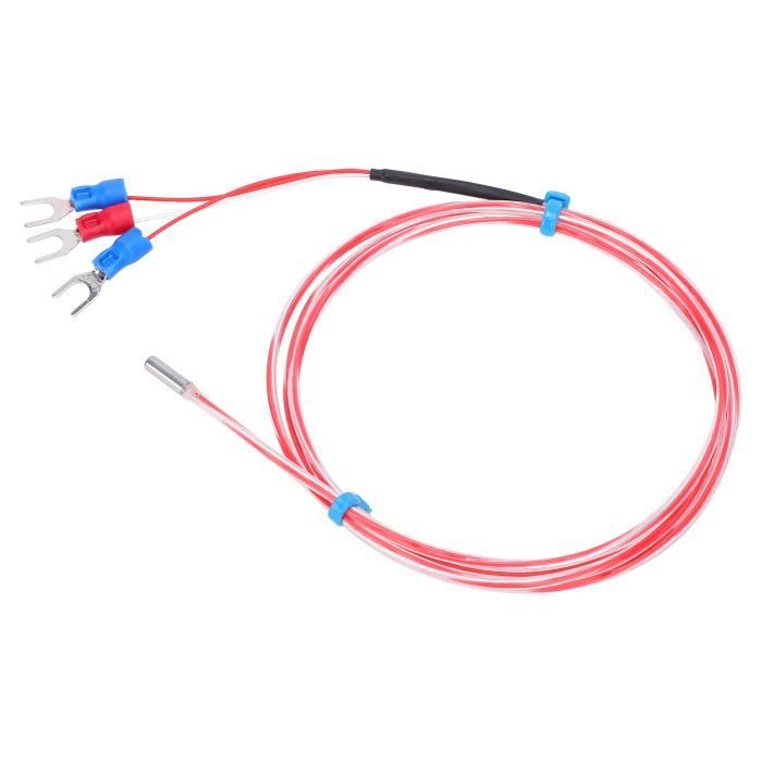 Vvikizy Capteur de température étanche PT Sonde de température à thermistance x mm à