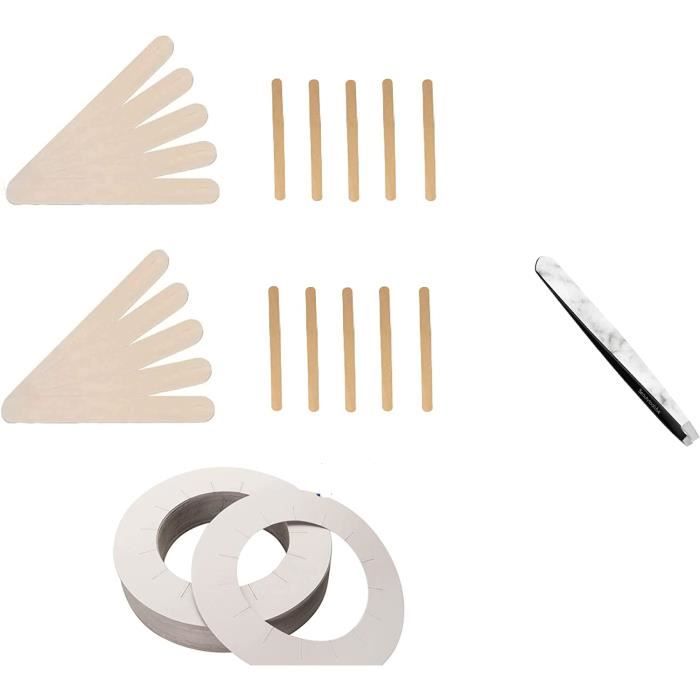 Kit Epilation 20 Spatules Bois Pour Application De Cire Chaude à Epiler