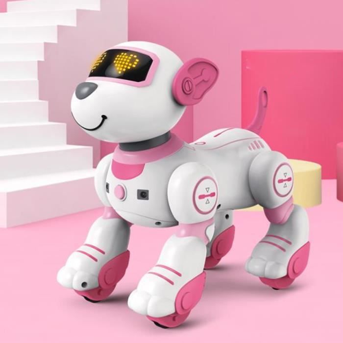 Atyhao Robot chien jouet télécommande commandes vocales détection