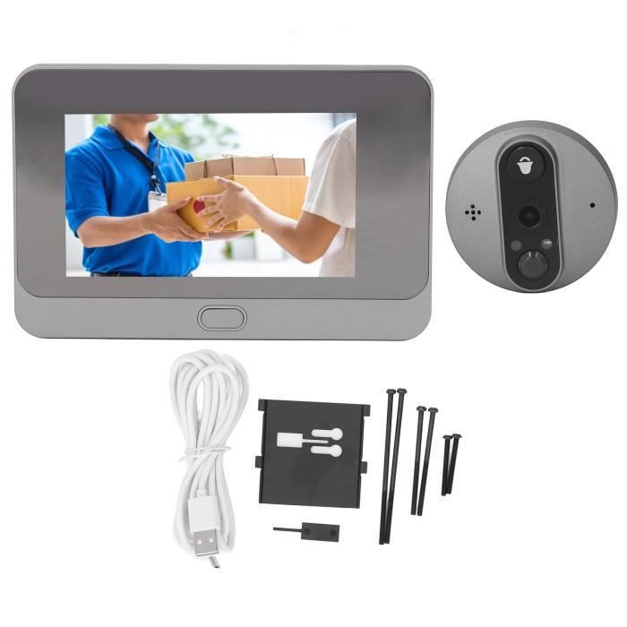 Judas de porte WiFi EJ LIFE Visionneuse numérique in Audio bidirectionnel Détection de