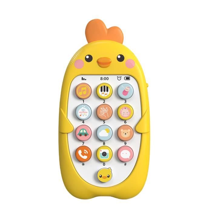 Fafeicy Jouet T L Phone Portable B B Musical Ducatif Sonnette Cadeau