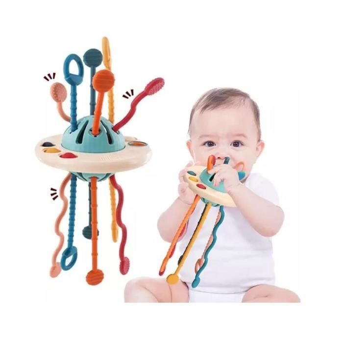 Jouet Montessori AUTREMENT Pieuvre à cordons Couleurs vives mois et plus Cdiscount