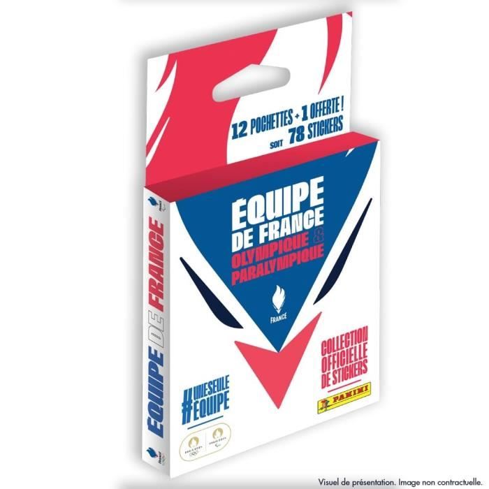 Blister De 13 Pochettes PANINI JO 2024 Equipe De France 78