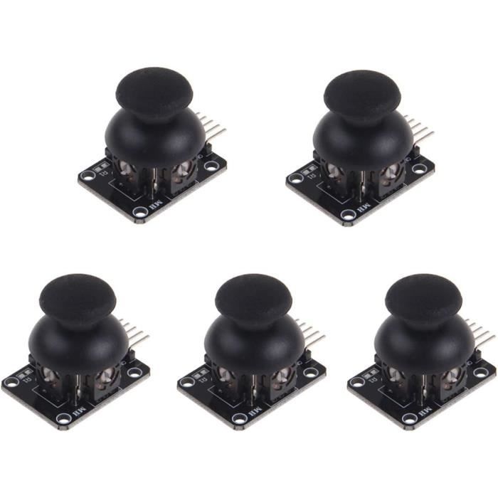5Pcs Ps2 Joystick Game Controller Xy Deux Axes Joystick Breakout Module