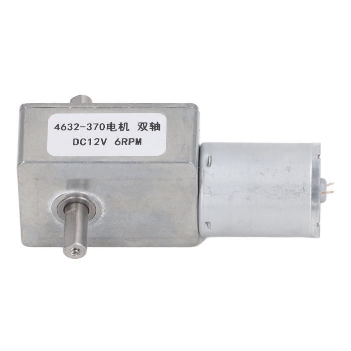 BLL Moteur à vis sans fin Turbo 6 Tr min Micro Moteur à Engrenages CC