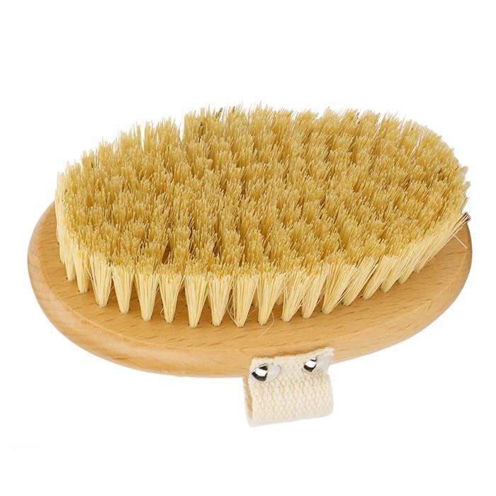 Drfeify Brosse pour le corps Brosse Corporelle à Poils Doux et Denses Exfolie Augmente la