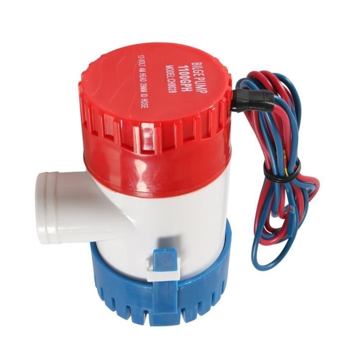 Pompe à Eau de Puisard de Cale Submersible Marine éLectrique 1100GPH