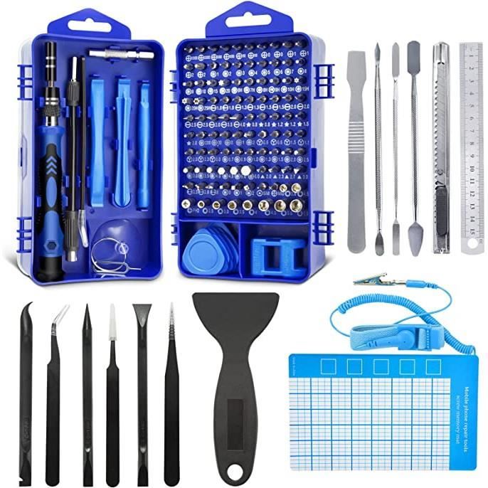 Tournevis de Précision Kit en Magnétique AMOUNE Trois angle Boîte de Rangement