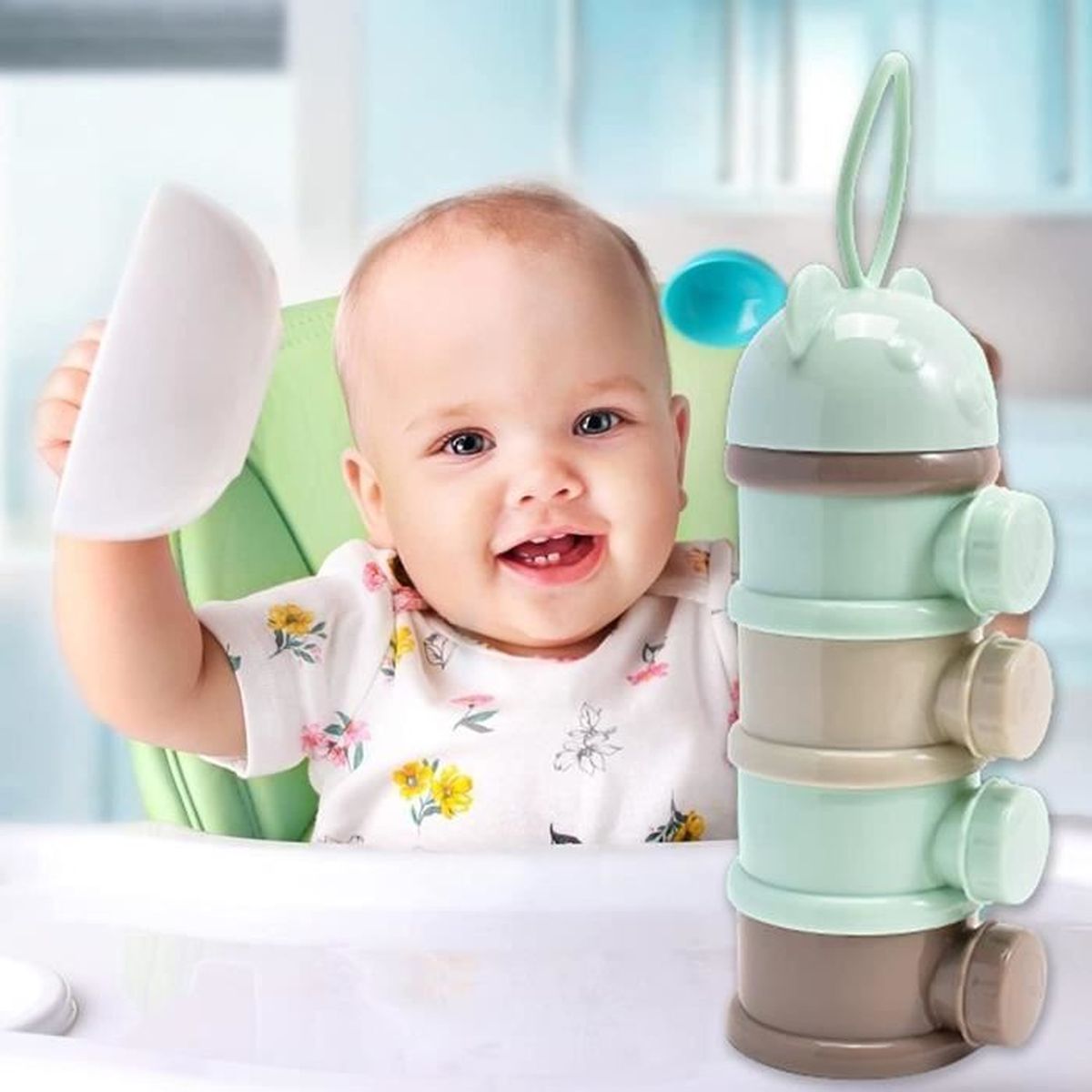 Distributeur De Lait En Poudre Bo Te Doseuse Poudre De Lait Empilable Portable Doseur De
