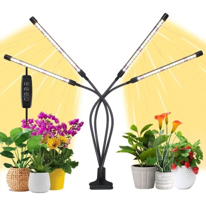JINHONGTO Lampe Horticole 80 LEDs Lampe De Croissance Spectre Complet