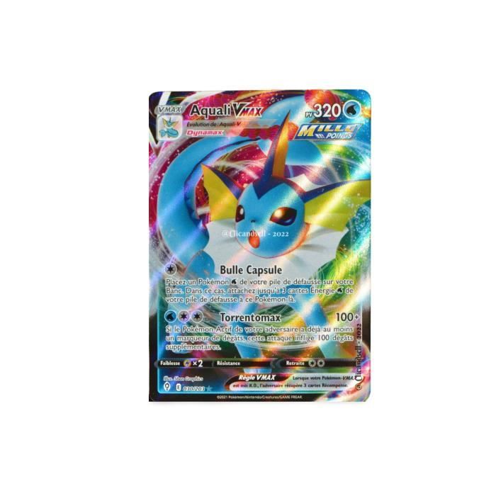 Carte Pokémon Aquali VMAX PV EB Évolution Céleste NEUF FR Cdiscount Jeux Jouets