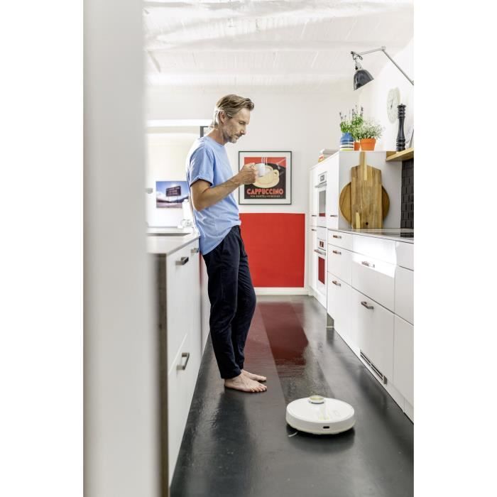 KARCHER RCV 3 Aspirateur Robot Et Laveur Commande Par Appli