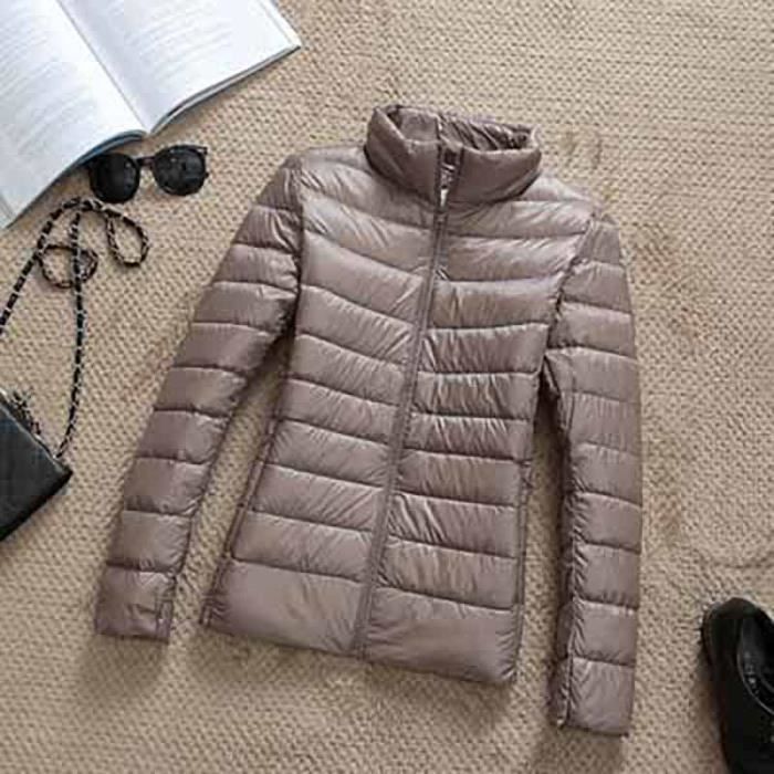 Doudoune ultralégère en duvet de canard blanc pour femme ECELEN Automne Hiver Chaud