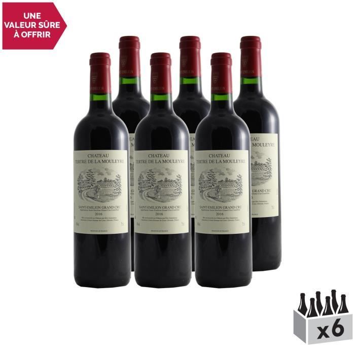 Château Tertre De La Mouleyre Rouge 2016 Lot de 6x75cl Appellation
