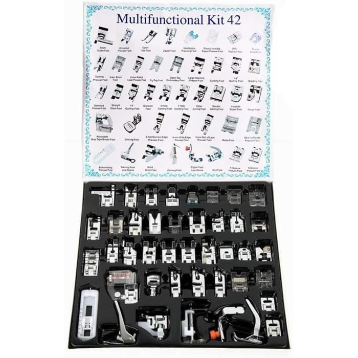 Lot De Pieds Presseurs Pour Machine À Coudre Brother Babylock Singer Janome Kenmore Et