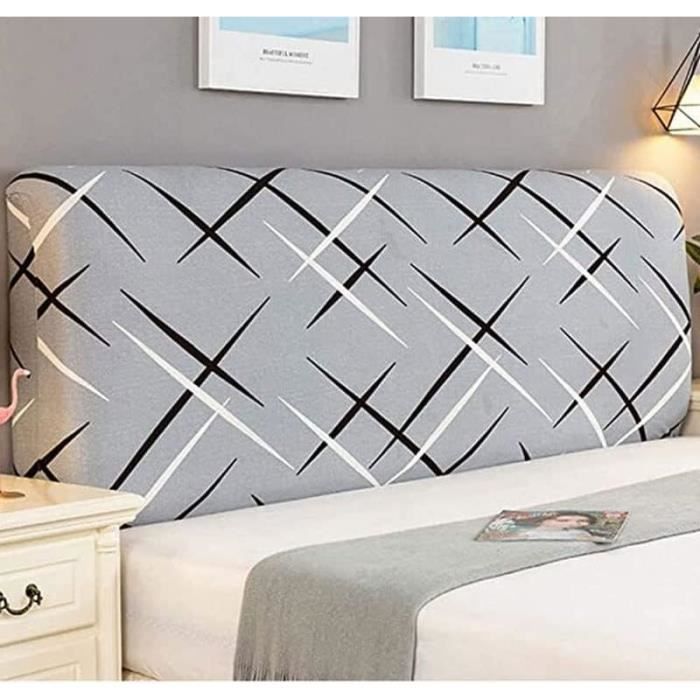 Housse De Tete De Lit Extensible Protecteur Anti Poussière Couverture De Tête De