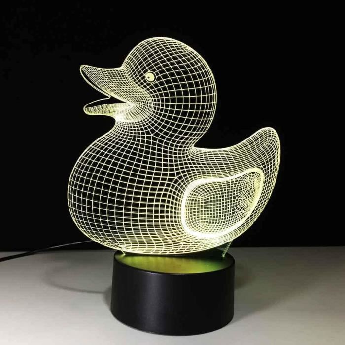 D Veilleuse Enfants Canard Couleurs Led Lampe Veilleuse Enfant Lampe De Nuit Lampe De