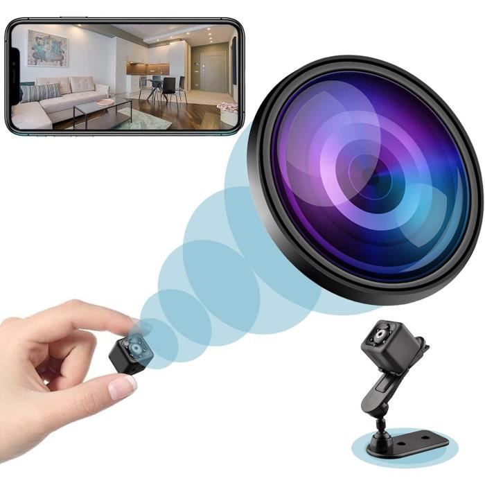 Mini Camera Espion Caché Enregistreur Petite Mini Caméra Cachée Sans