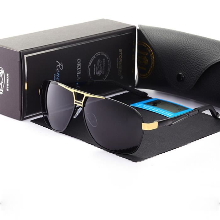 SHARPHY Lunettes De Soleil Homme Aviateur Pilote Jour Et Nuit Conduire