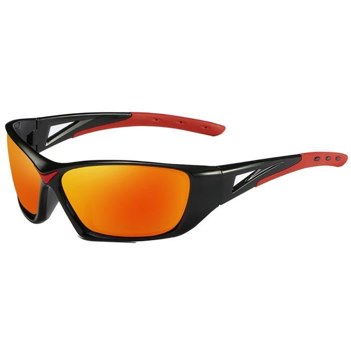 Lunettes de soleil polarisées pour Homme sport Lunettes cyclisme