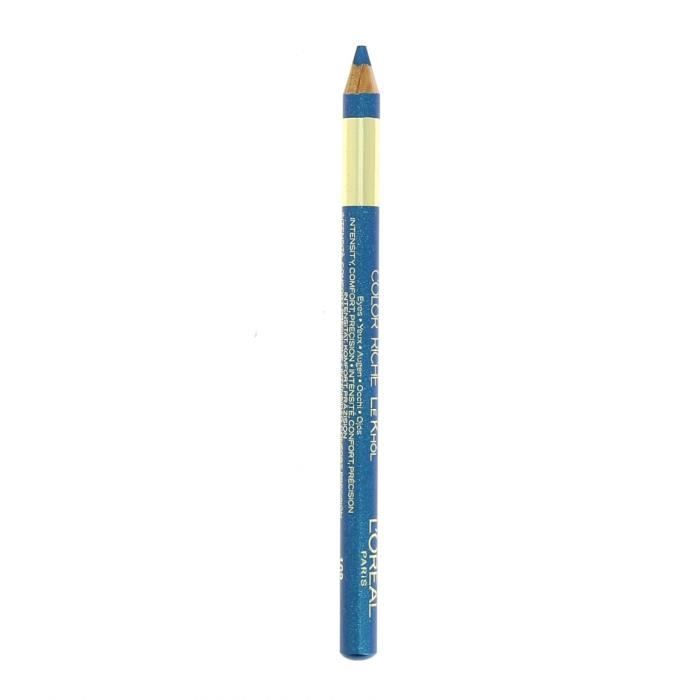 Crayon Khôl Color Riche L Oréal Paris 109 Azure Blue Cdiscount Au