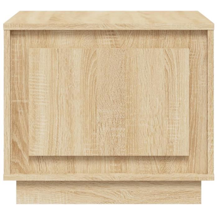 Table basse chêne sonoma x x cm bois d ingénierie SALALIS SP Cdiscount Maison
