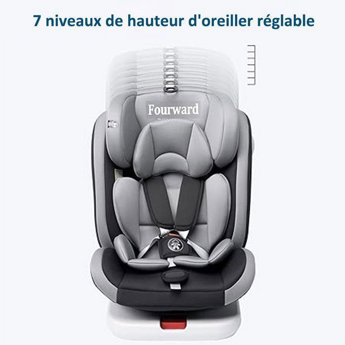 Siège auto bébé enfant rotatif à 360 ISOFIX Groupe 0 1 2 3 9 36 kg 0