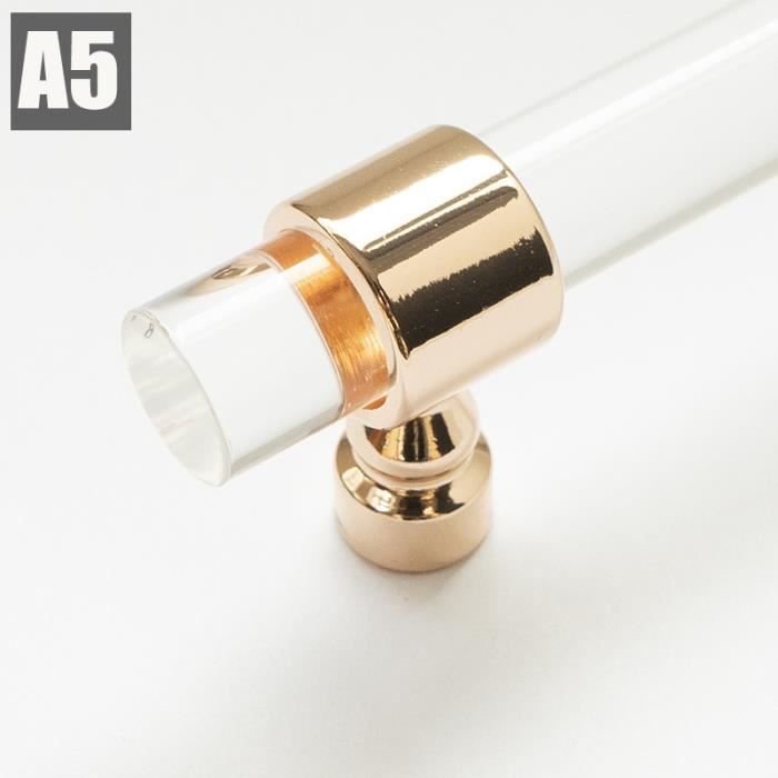 POIGNEE DE MEUBLE BOUTON DE MEUBLE A5 Round rose 320mm Poignée de