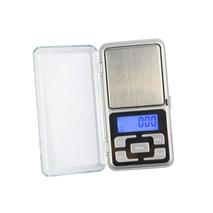 Balance de Poche Numérique TRAHOO Échelle de Précision de Gramme Argent Cdiscount