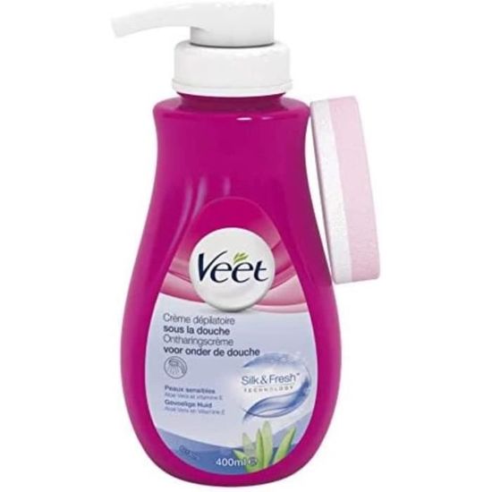 Crème Dépilatoire sous La Douche Corps et Jambes Peaux Sensibles Le