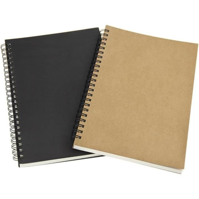 Cahier Spiral Note Book Diy Lot De Carnet À Dessin 2 Agendas De Croquis
