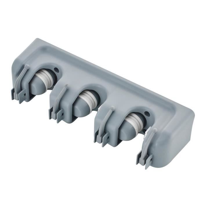 Organisateur Tiroir Support Mural De Rangement Pour Balai Positions En Plastique ABS