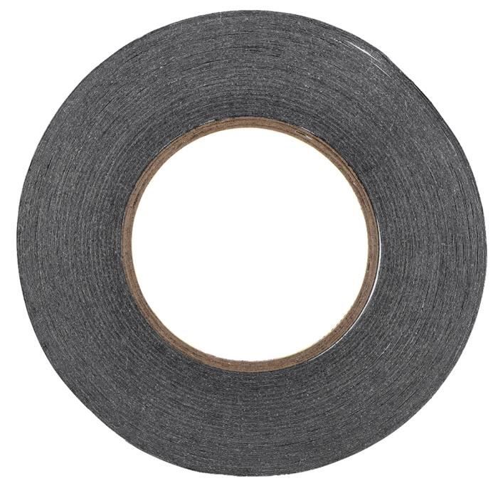 Fdit Colle adhésive forte Colle collante adhésive double face noire longue de m pour la
