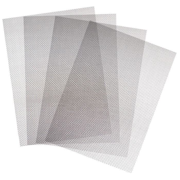 Grillage Fine Maille Inox Tissu de Treillis Métallique mm Pour Porte Fenêtre Anti Rongeur
